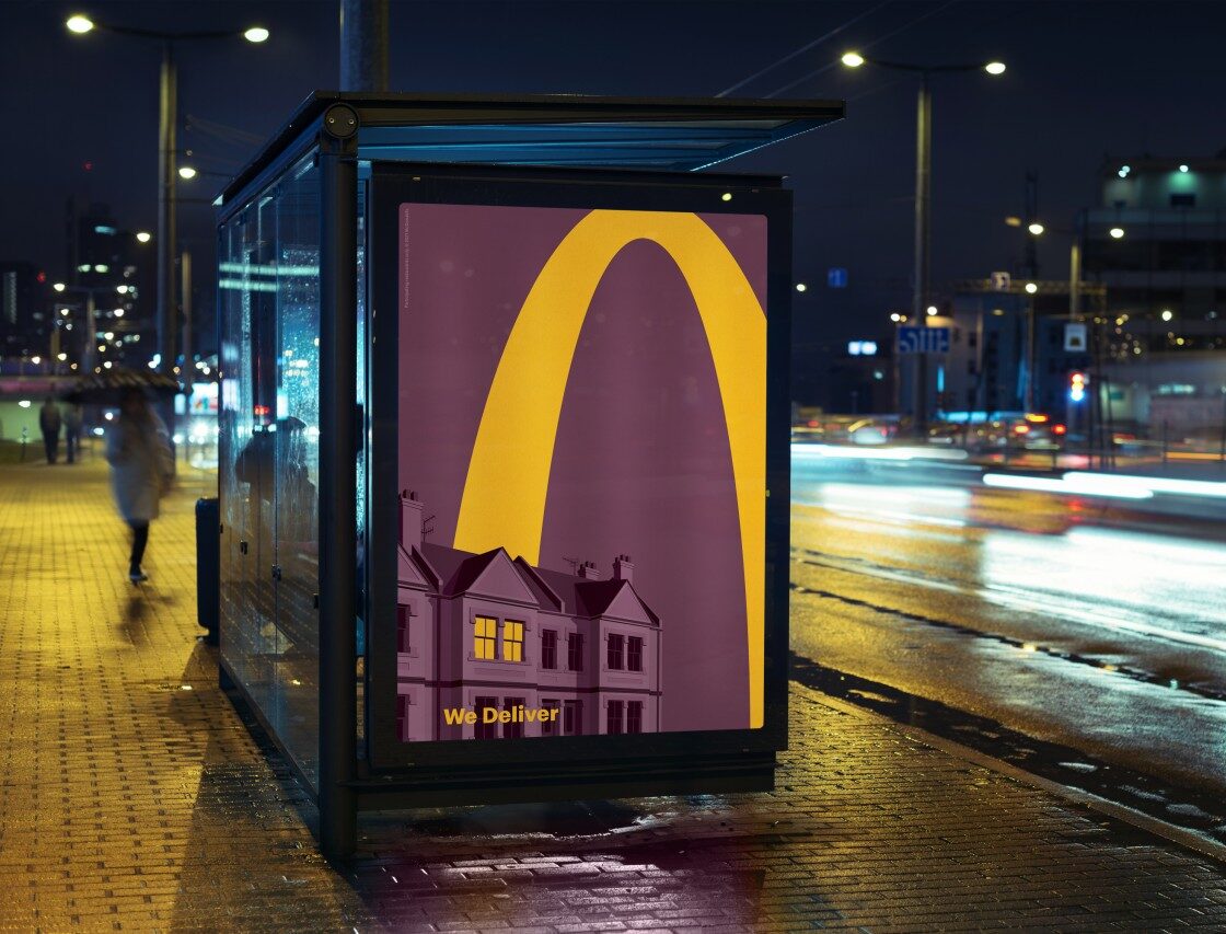McDonald's Minimalist OOH Posters | Harrison Carloss